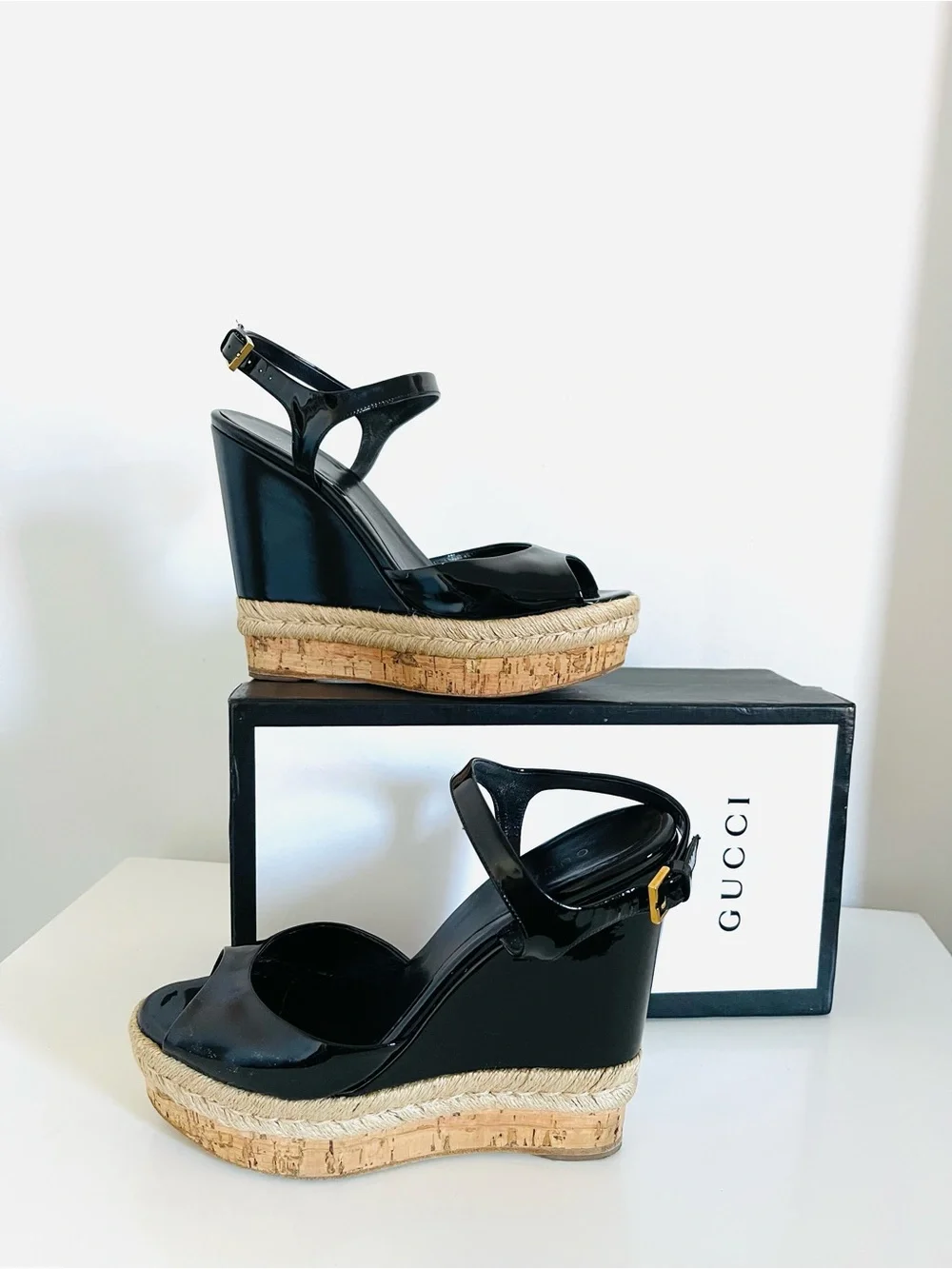 Gucci | Shoes | Authentic Gucci Wedge Sandals | Poshmark